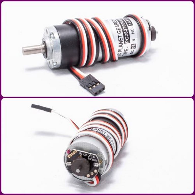 Geared motor 25 mm with encoder, Xicoy Electronica SL